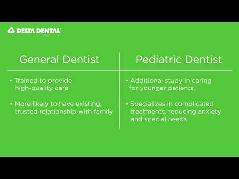General vs. Pediatric Dentists