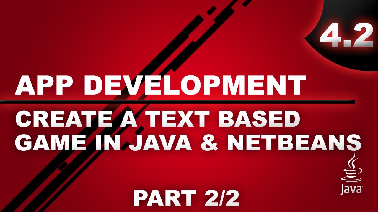 Make a Text Based Game in Java and Netbeans - Part 2/2
