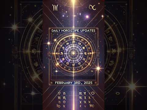 ๐ Daily Horoscope Updates | February 3rd, 2025 #shorts #dailyhoroscope
