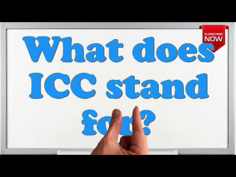 What is the full form of ICC?