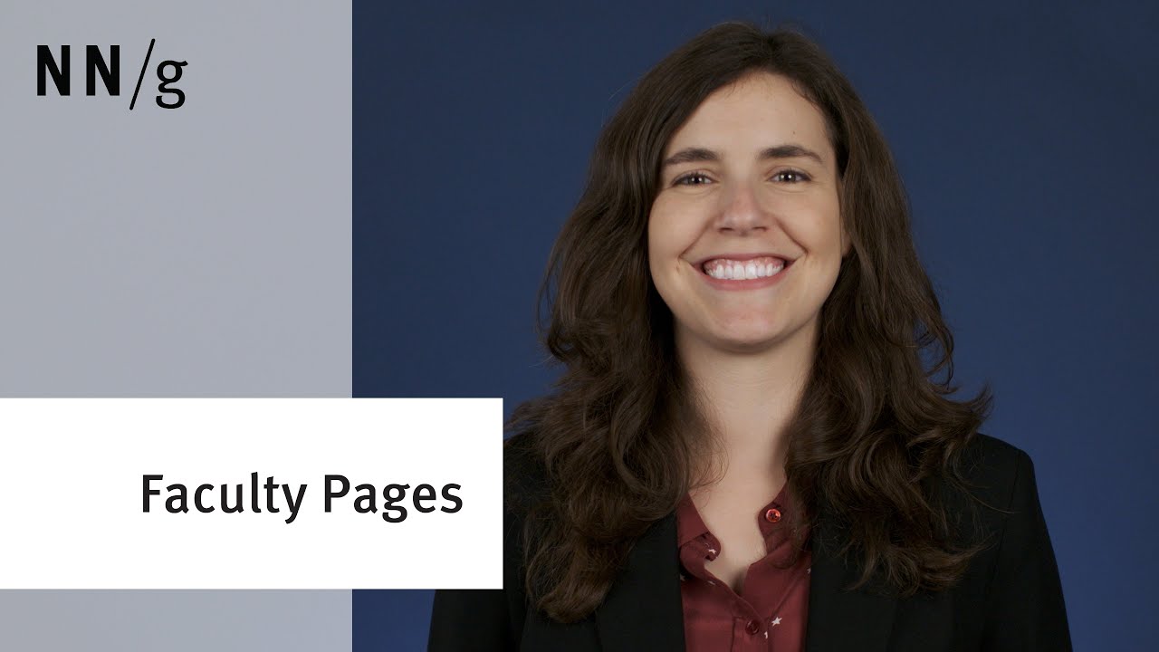 Faculty Pages on University Websites Persuade Prospective Students