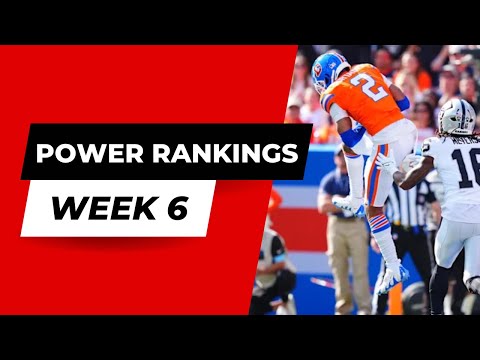 Week 6 NFL Power Rankings (2024)