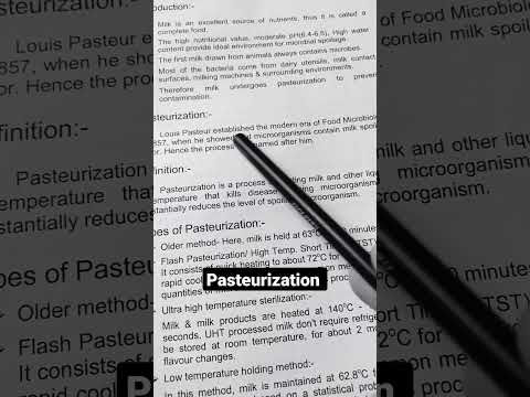 Pasteurization methods