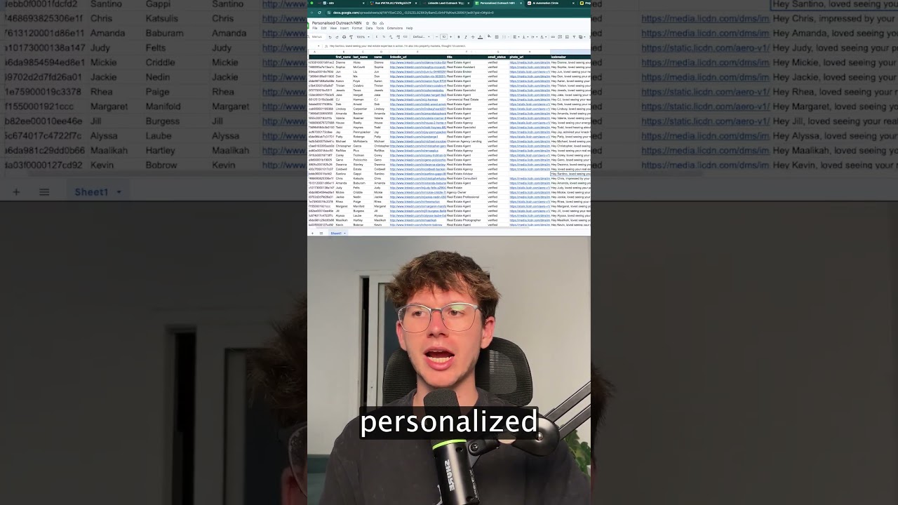 I Built an AI System That Automated My LinkedIn Outreach Using n8n
