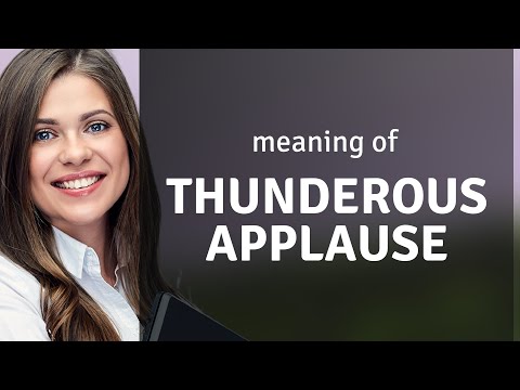 Unveiling the Power of Words: "Thunderous Applause"
