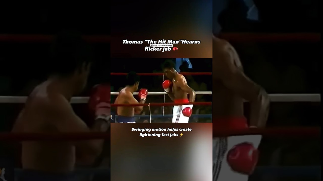 Thomas Hearns’ “Flicker Jab”