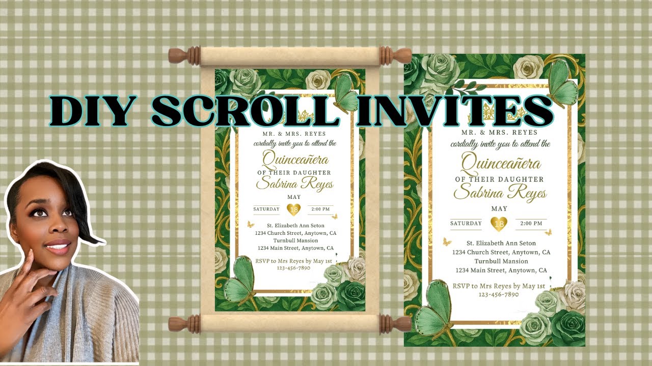 Make Fancy Scroll Invitations for Your Party!