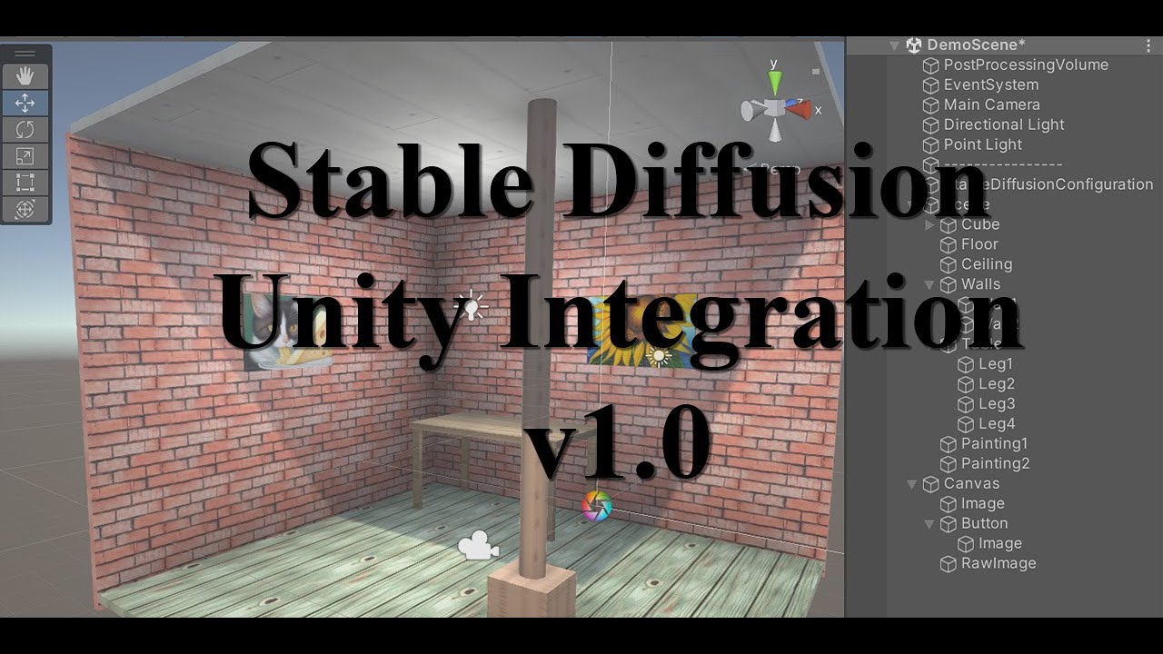 Easy Stable Diffusion Unity Integration package