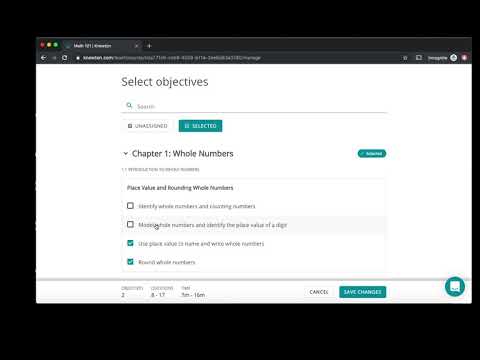 NEW How to Manage Course in Knewton's alta