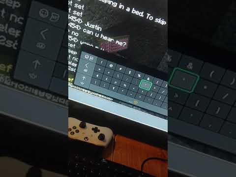 how to do glitchy text in Minecraft xbox