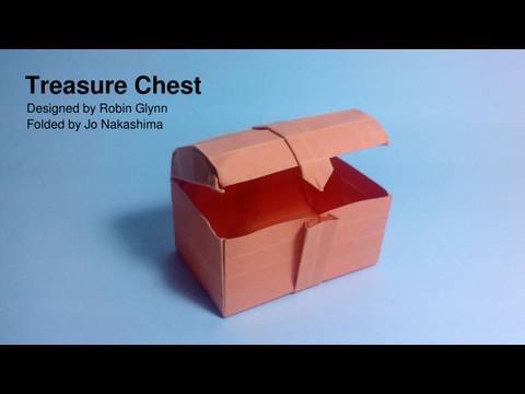 Origami Treasure Chest (Robin Glynn) – not a tutorial | The Secrets of ...