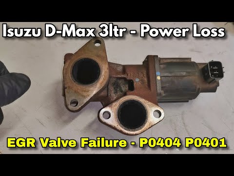 Isuzu D-Max Faults P0404 & P0401 - How To Fix - DIY