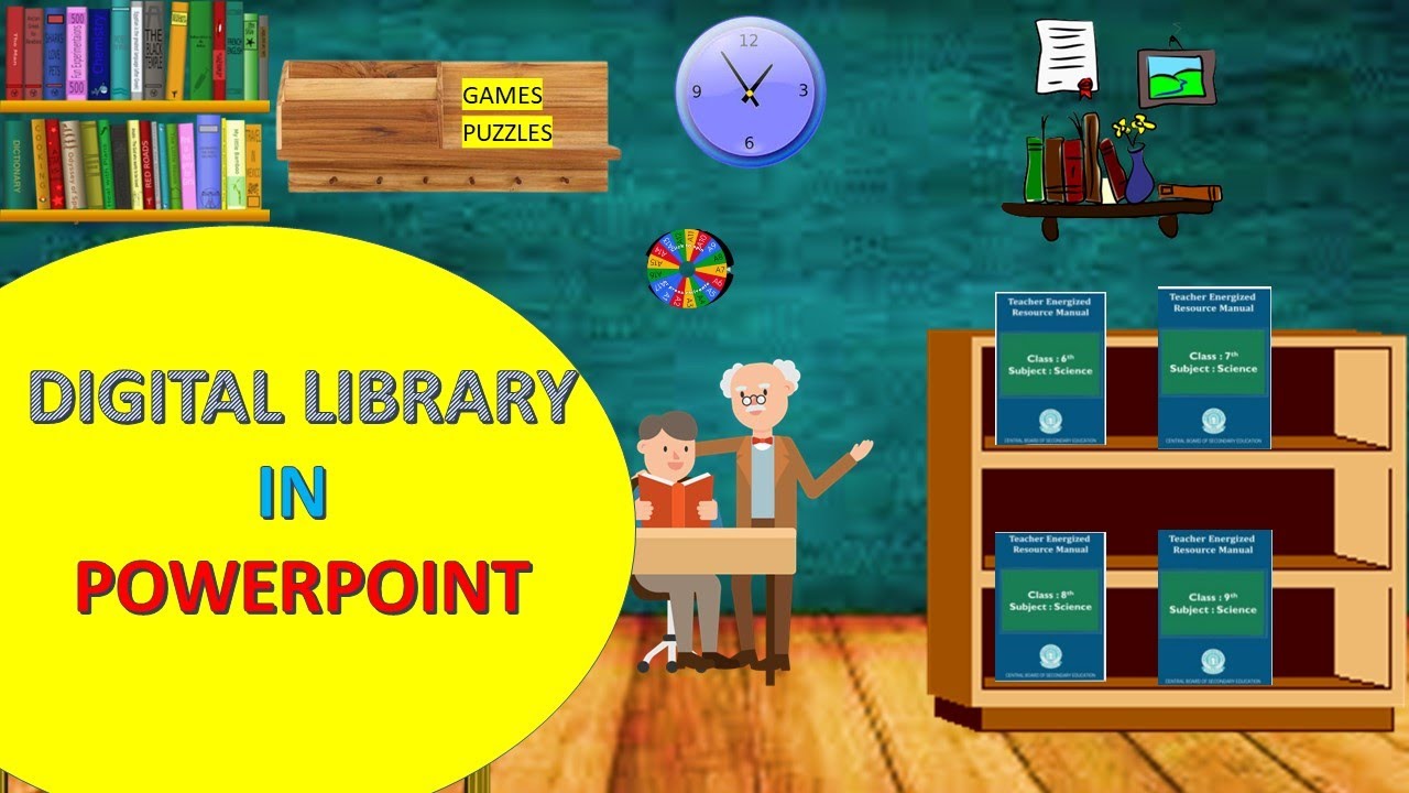 DIGITAL LIBRARY- POWERPOINT MAGIC