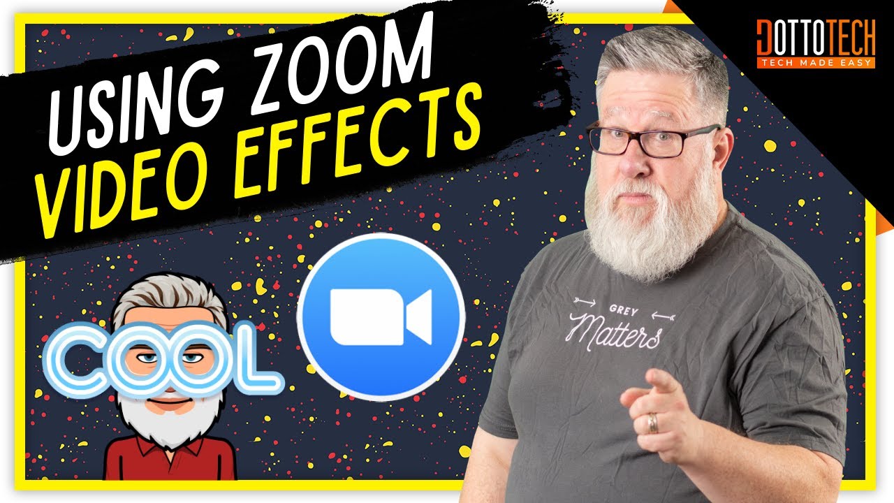 Zoom Video Effects - Green Screen and Background Tutorial