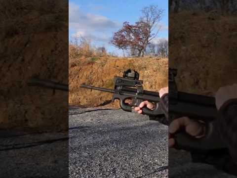 FN PS90 long Barrel looks WEIRD #p90 #ps90 #fnps90 #fnp90