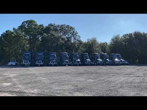 Amazon Fleets Parking Lot Lake Nona Warehouse