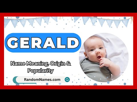Gerald - Baby Boy Name Meaning, Origin & Popularity - RandomNames.com