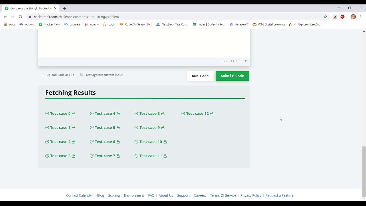 Compress the String HackerRank | Coding in Lockdown