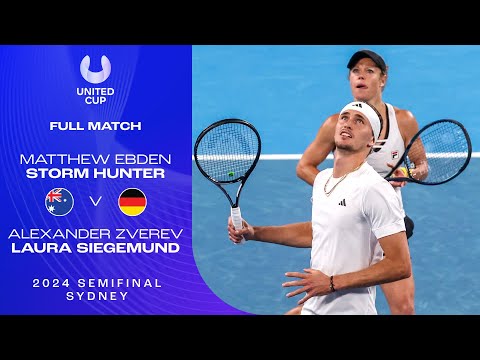Matthew Ebden Storm Hunter v Alexander Zverev Laura Siegemund Full Match | United Cup 2023 Semifinal