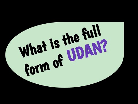 UDAN FULL FORM PART-1766// What is the full form of UDAN? // FULL FORM OF UDAN//