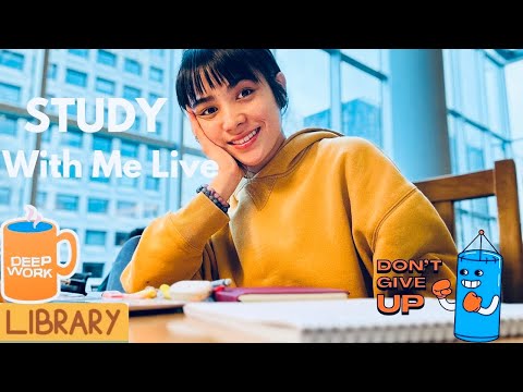 6-Hour Study With Me at UBC Library | 90/10 Timer Method for Maximum Focus & Productivity