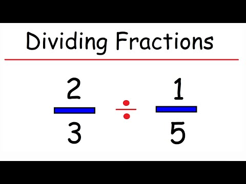 How to Divide a Fraction by a Fraction - Math