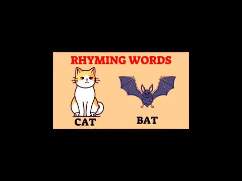 Rhyming Words-Learning the Rhyming words_Learn 25 interesting Rhyming Words_Kids Zones Park TvPart-1