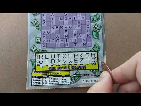 $2 Cashword - Michigan Lottery - 8/17/2020