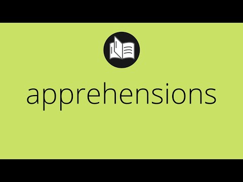 What APPREHENSIONS means • apprehensions MEANING • apprehensions DEFINITION
