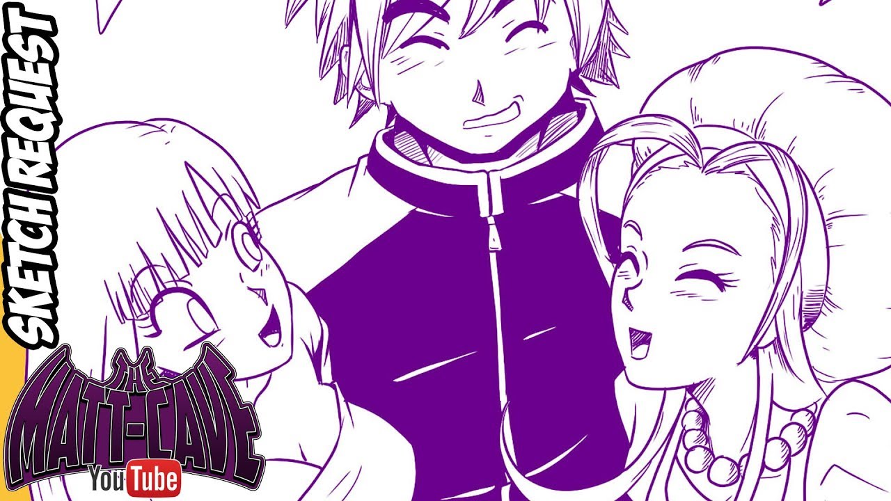 Sketch Request - OC Gosei dating Maron and Isla