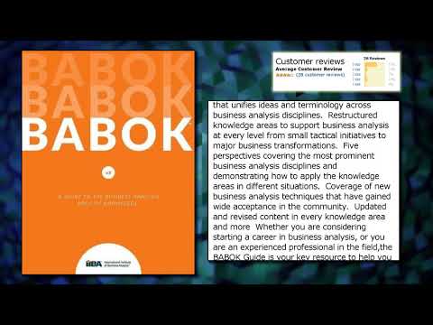 A Guide to the Business Analysis Body of Knowledge (BABOK Guide)