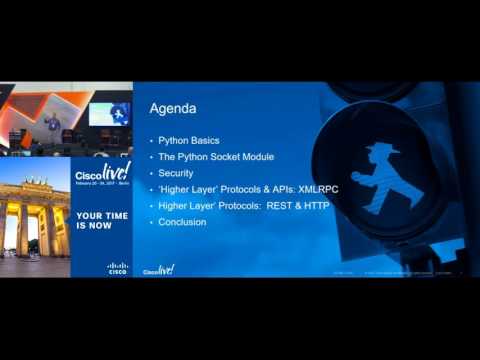 Introduction to Python Network Programming for Network Architects and Engineers  [repeated session]