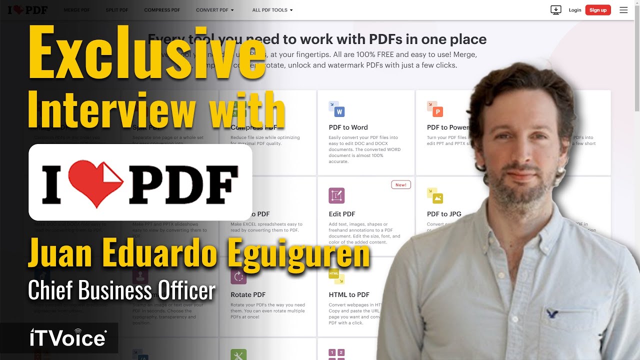 Exclusive Interview with I Love PDF at GITEX Global 2024 | New AI-Powered PDF Tools!