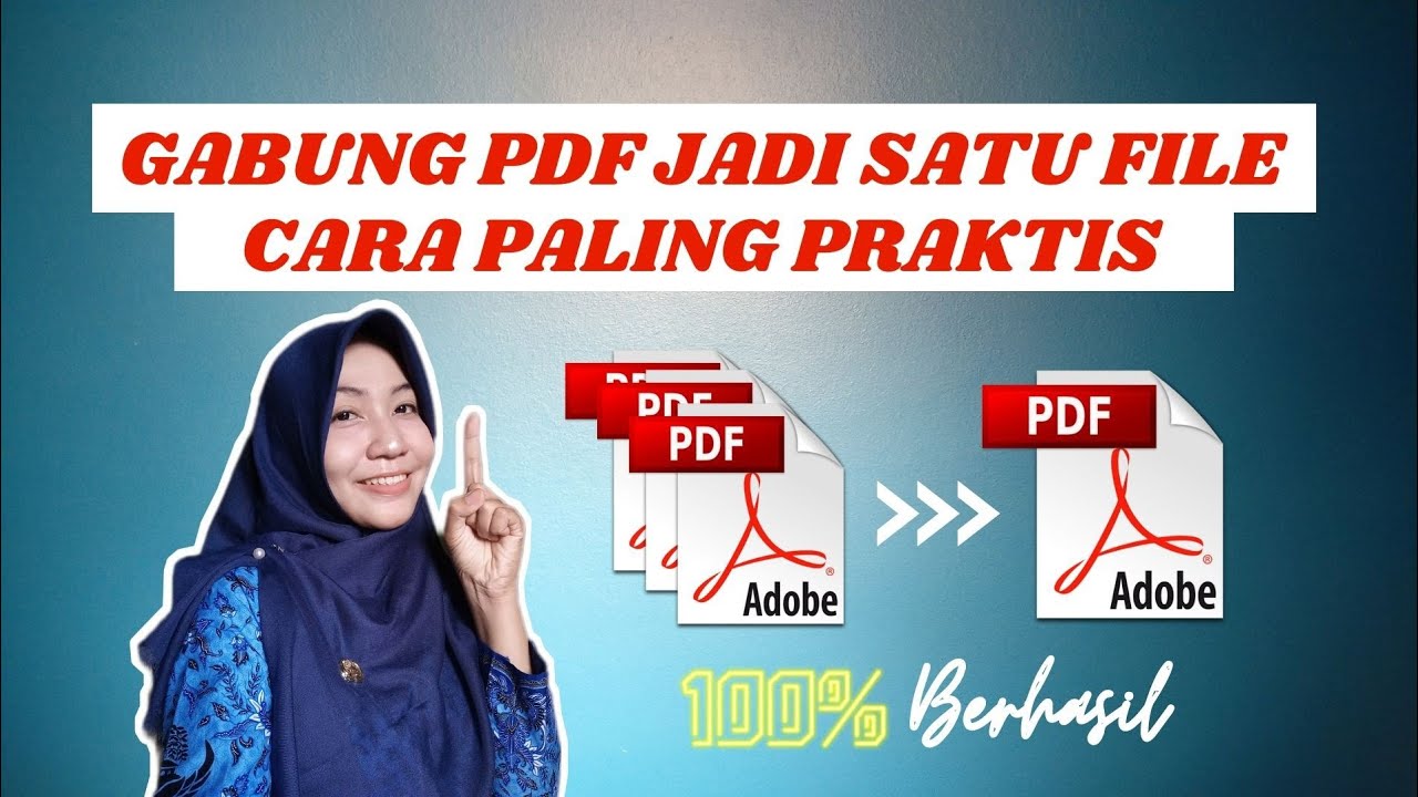 CARA GABUNG DOKUMEN PDF JADI 1 FILE | GRATIS TANPA APLIKASI