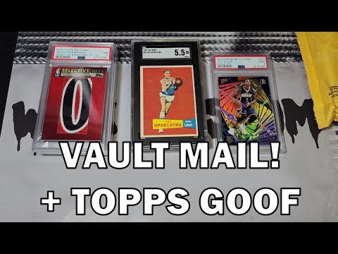 My First PWCC Vault Mailday and a Topps Photo GOOF!