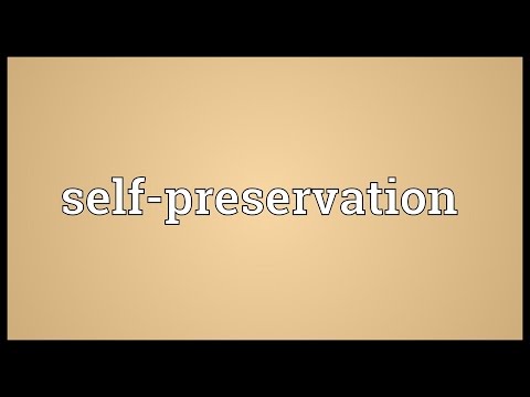 Self-preservation Meaning