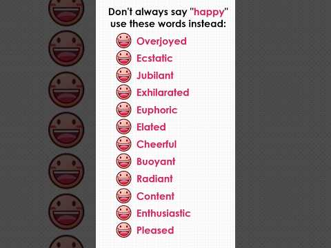 What Are Some Synonyms for “Happy”?
