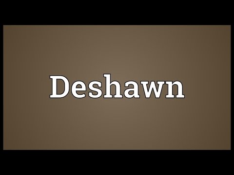 Deshawn Meaning