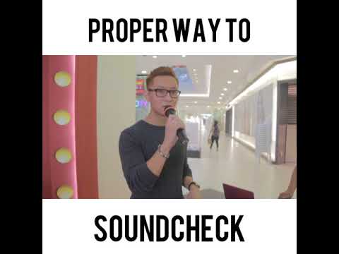 How To Soundcheck The Microphone