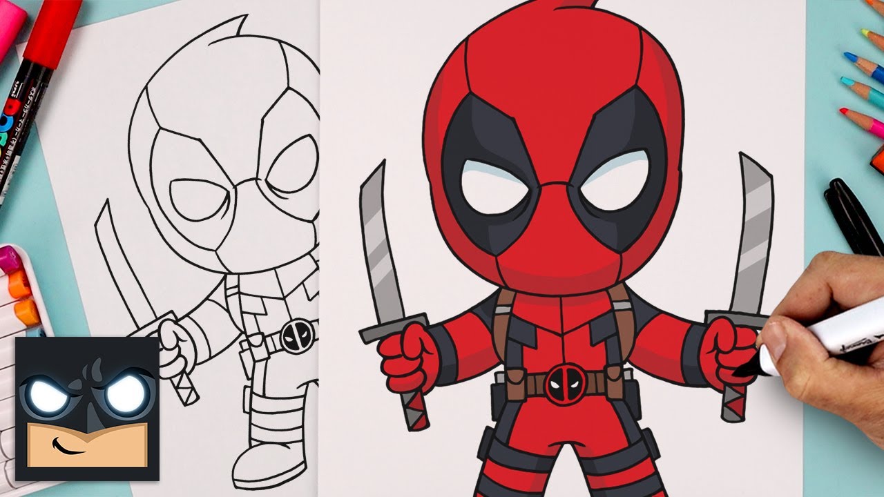 How To Draw Deadpool | Beginner Drawing Tutorial (Step-by-Step)