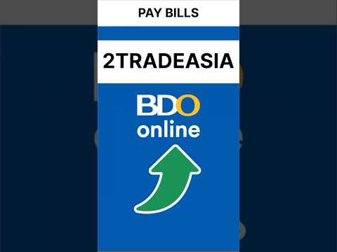 Pay bills 2tradeasia via bdo online banking #bdo #bdoonlinebanking #2tradeasia
