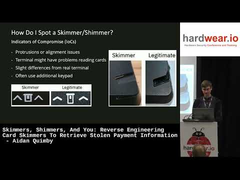 Hardwear.io USA 2025: Reverse Eng Card Skimmers to Retrieve Stolen Payment Info by Aidan Quimby