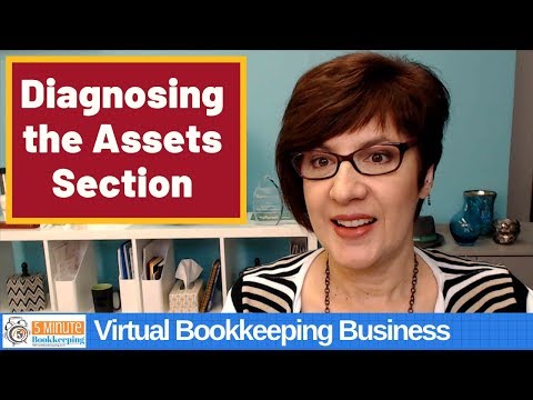 Diagnosing balance sheet - assets in QuickBooks Online