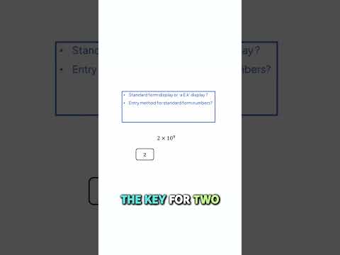 Calculating Standard Form On A Calculator | Standard Form - IB Maths