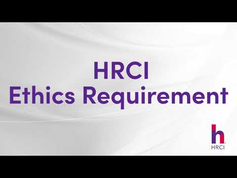 HRCI Ethics Credit Reporting
