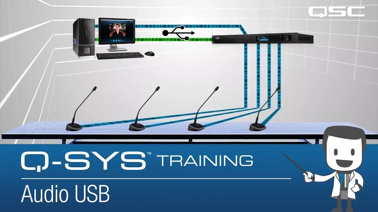 Q-SYS Training - QSC Conferencing Solution Part C: USB Audio