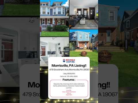 π₯π Morrisville, PA Listing!! π‘π₯