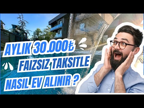 AYLIK 30.000₺ FAİZSİZ TAKSİTLE NASIL EV ALINIR? ÖDEME PLANI - 1 YIL SONRAKİ KAZANÇ