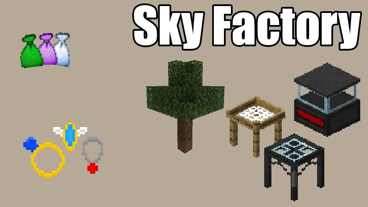Skyfactory Modpack | Minecraft Bedrock Addon (MCPE)