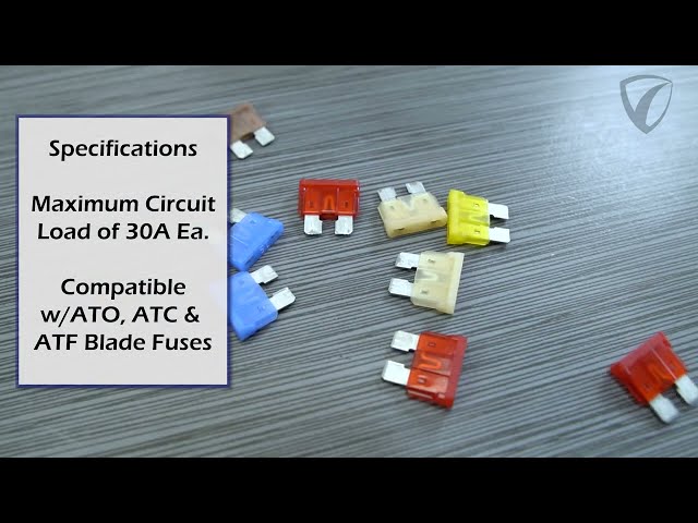 EGIS MOBILE ELECTRIC RT Series 12 Position Fuse Block with LED Indication